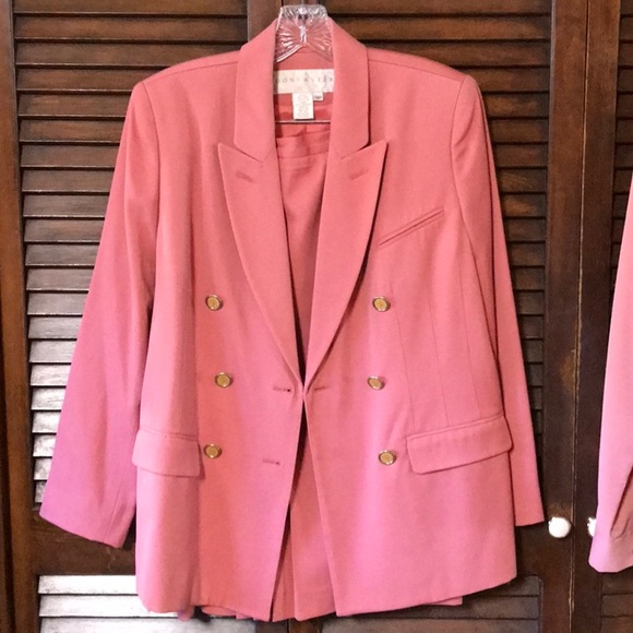 Doncaster | Jackets & Coats | Vintage Doncaster Pink Doublebreasted ...